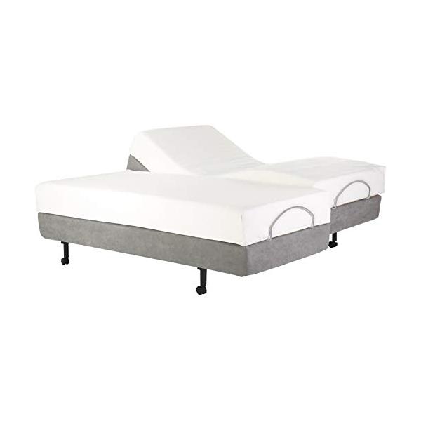 商品名: スプリットカリフォルニアキング マットレスプロテクター 調節可能なボックスシーツスタイル スプリットベッド 100%防水テリーコットン - 深さ15インチ (スプリットカリフォルニアキング36インチx84インチ、ホワイト) 2枚 ...