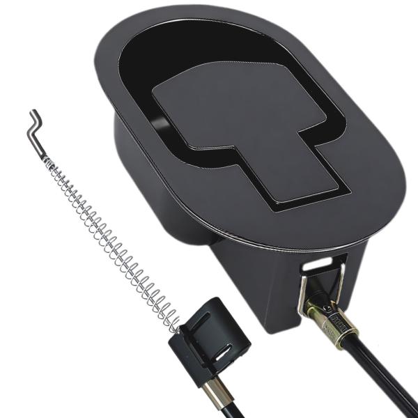 商品名: 金属製リクライニングハンドル ケーブル付き ほとんどのブランドのソファ、カウチ、ラブシート、椅子の交換用パーツ Merrian Living Universal Metal Recliner Handle Replacement ...