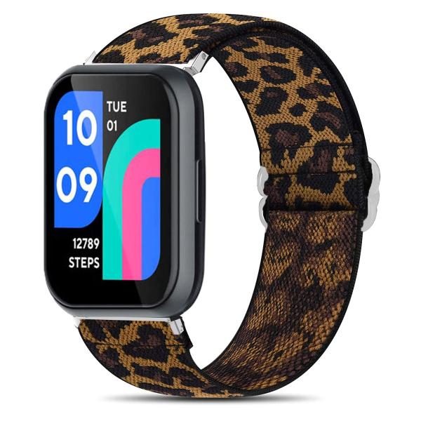 商品名: Lamshaw Wy-ze Watch 47mmバンド対応 ストレッチエラスティック 調節可能なストラップ Wy-ze Watch 47mmスマートウォッチに対応 (レオパード) Lamshaw Compatible for Wy...