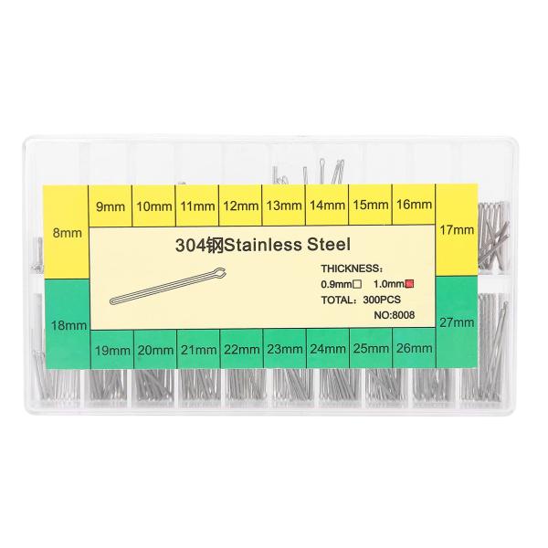 商品名:  Split Pins kit, Watch Band Repair Kit, 1mm Watch Band Strap Split Pins Assortment of 8?27mm Stainless Steel Watch ...