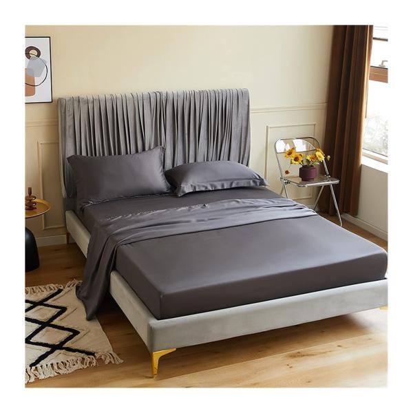 商品名:  MZP Fitted Sheet Only Twin 100% Lyocell Fiber Extra Deep Pocket Bed Sheet Luxury Premium 60S Light Luxury Tencel S...