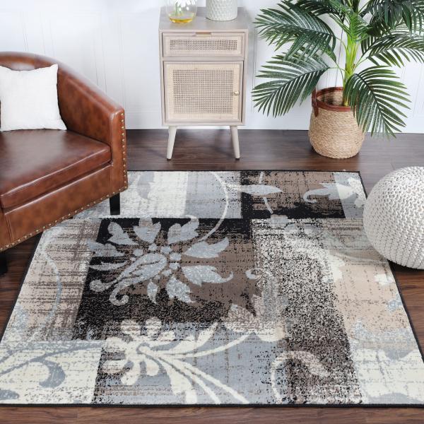 商品名:  Superior Indoor Area Rug, Jute Backed, Perfect for Office, Living/Dining Room, Bedroom, Kitchen, Hallway, Entryway...
