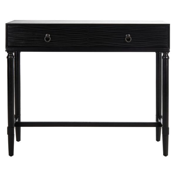 商品名: Safavieh Home Collection Aliyah ブラック 2段引き出しコンソールテーブル CNS5729A SAFAVIEH Home Collection Aliyah Black 2-Drawer Consol...