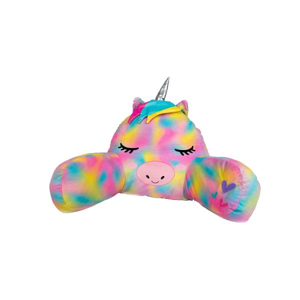 商品名:  Unicorns &amp; Robots Kid's Bed Rest Pillow with Arms, Back Rest Cushion for Reading or Playing, Oeko TEX Certifie...