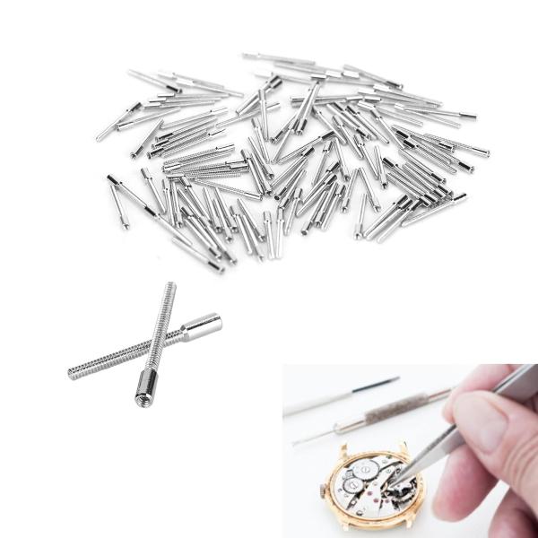 商品名: 腕時計修理キット 100個 0.9mm 修理交換ツールキット 巻取りステム エクステンダー 腕時計リストバンドの取り外し修理 腕時計修理用 Watch Repair Kit, 100pcs 0.9mm Repairing Repl...