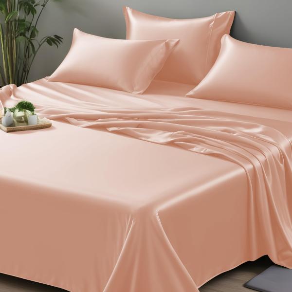 商品名:  LINENWALAS Full Flat Sheet Only - Rayon Derived from Bamboo Silk Bed Sheet, Premium Breathable Cooling Sheet, Soft...