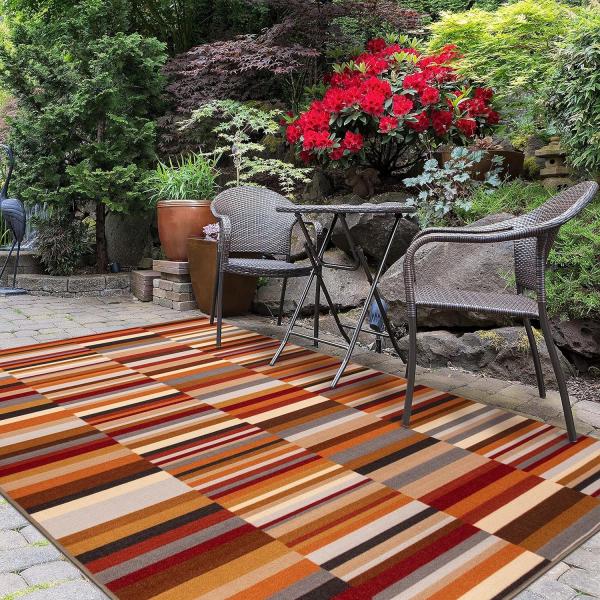 商品名:  Superior Indoor Outdoor Non-Slip Area Rug, Machine Washable Rugs, Living Room, Bedroom, Kitchen, Dining, Office, E...