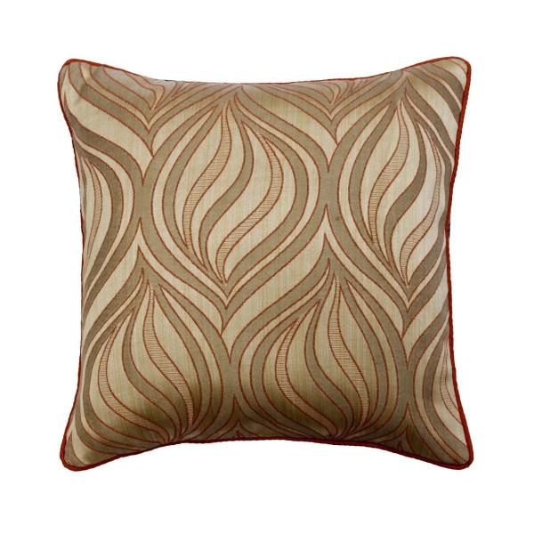 商品名: ザ ホームセントリック オレンジ クッション, 50x50 cm ジャカード 枕, クッションカバー付き 概要, 概要 枕, コンテンポラリー クッション - Orange Dusk The HomeCentric Custom ...