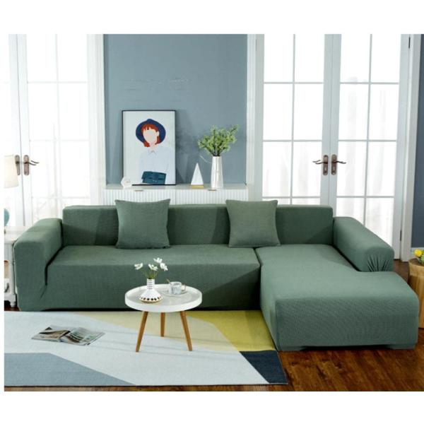 商品名:  Sonze Anti-Slip Sofa Protector,Elastic Fabric Couch Slipcover,Stretch Sofa Cover, Thick Fleece Sofa Cover-Green A_...