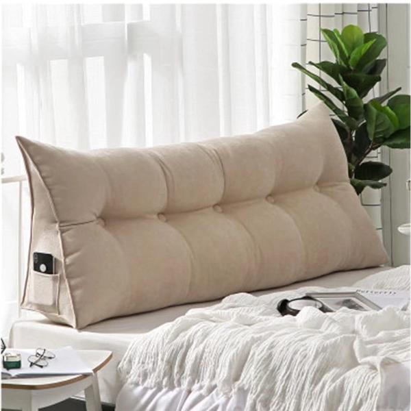商品名:  XX&amp;YR Triangular Wedge Cushion Sofa Bed Large Soft Upholstered Headboard Filled Wedge Cushion Bed Backrest Pos...