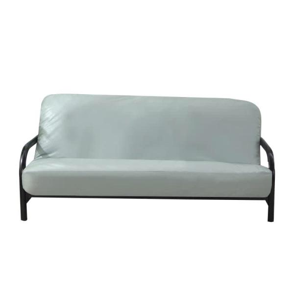 商品名:  OctoRose 3 Side Zipper Twin Size Waterproof Pet Friendly Faux Leather Aqua Grey Futon Cover Sofa Daybed Mattress S...