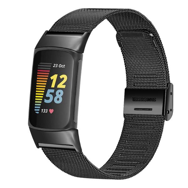 商品名: FitTurn Slim Band for Fitbit Charge 5 SmartWatch, Mesh Stainless Steel Adjustable Watchband Feminine Strap Replacem...
