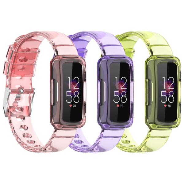 商品名: For Fitbit Ace 3バンドと互換性のある交換用ストラップ、For Fitbit Ace3男の子女の子用ソフトシリコンリストバンド防水調節可能ブレスレットウォッチバンド (Pink/Purple/Yellow) Repl...