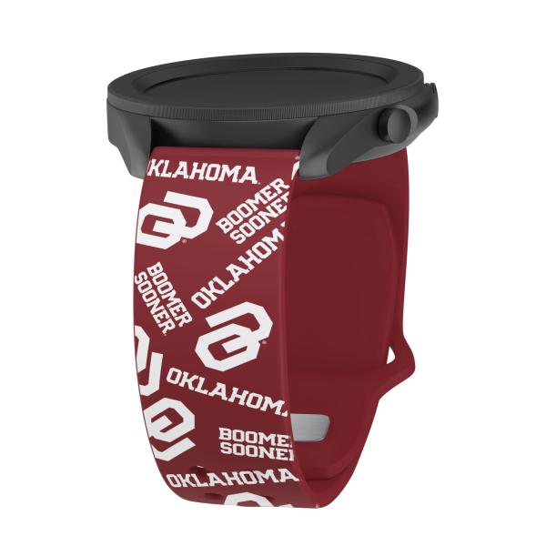 商品名:  Affinity Bands Oklahoma Sooners HD Watch Band Compatible with Samsung, Garmin, Fossil, and More (20mm Long Random)...