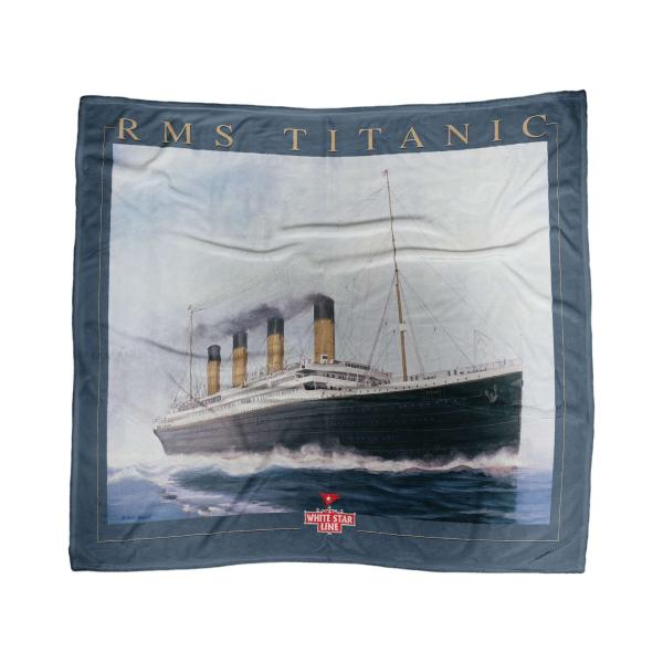 商品名:  Titanic Gold LTR Ultra Fleece Bed Sofa Travel Cozy Blanket from Maritime Scene Painting by Artist Richard DeRosset...