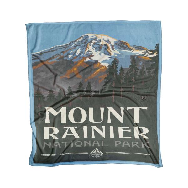商品名:  Northwest Art Mall Mount Rainier National Park Washington Ultra Fleece Bed Sofa Travel Cozy Blanket from Travel Ar...