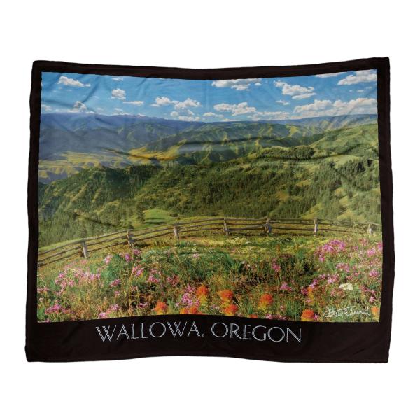 商品名: Art of Place Buckhorn Spring Viewpoint in Wallowa County ウルトラフリース ベッド ソファ 旅行 快適 ブランケット Steve Terrill 写真より 60インチ x 8...