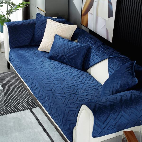 商品名:  vctops Velvet Plush Diamond Pattern Sofa Couch Cover Solid Color Non Slip Sectional Couch Covers Soft Warm Thicken...