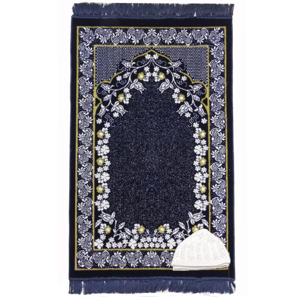 商品名:  Modefa Turkish Islamic Prayer Rug - Soft &amp; Plush Velvet Praying Carpet - Traditional Muslim Prayer Mat - Musli...