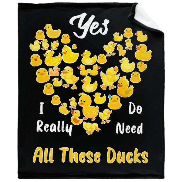 商品名: Thuswarm Yes I Really Do Need All These Ducks フランネル スローブランケット 暖か 快適 ソフト 面白い プリント ブランケット ベッド カウチ ソファ 部屋 装飾 ギフト 60インチ...