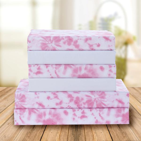 商品名:  Elegant Comfort Luxury Soft Bed Sheets Tie Dye Pattern 1500 Thread Count Percale Egyptian Quality Microfiber Softn...