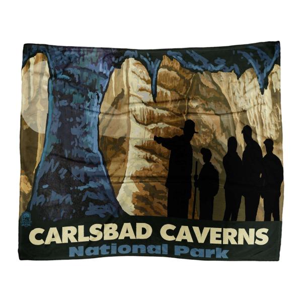 商品名:  Northwest Art Mall Carlsbad Caverns Cave Tour New Mexico Ultra Fleece Bed Sofa Travel Cozy Blanket from Travel Art...