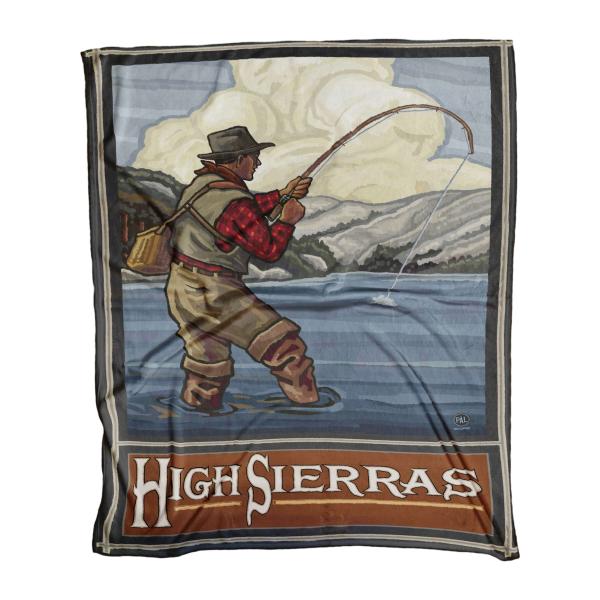 商品名:  Northwest Art Mall High Sierras Ultra Fleece Bed Sofa Travel Cozy Blanket from Travel Artwork by Artist Paul A. La...
