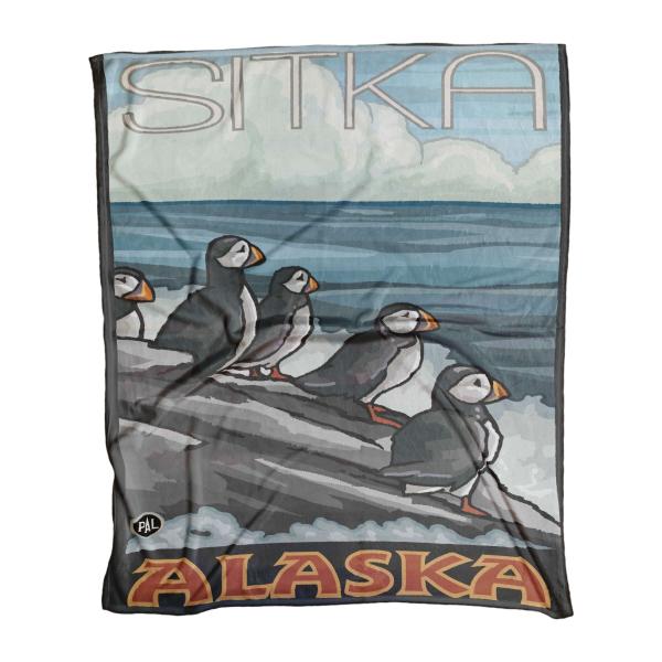 商品名:  Northwest Art Mall Sitka Ultra Fleece Bed Sofa Travel Cozy Blanket from Travel Artwork by Artist Paul A. Lanquist ...