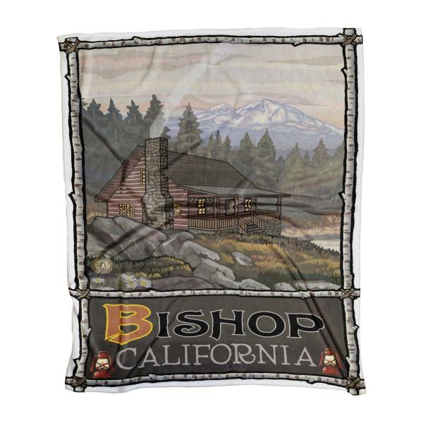 商品名:  Northwest Art Mall Bishop California Cabin Ultra Fleece Bed Sofa Travel Cozy Blanket from Travel Artwork by Artist...