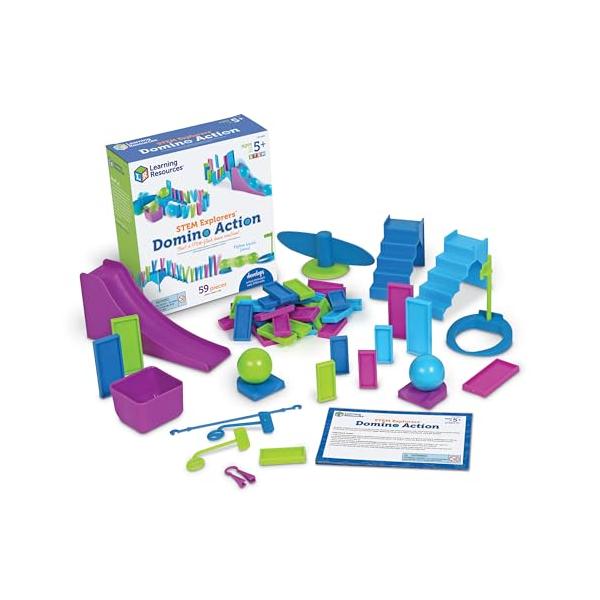 商品名: Learning Resources STEM Explorers Domino Action, STEM Toys for Kids, 59 Pieces, Age 5+ Learning Resources STEM Expl...