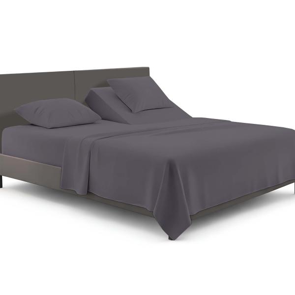 商品名:  SGI bedding Adjustable Split Head Flex Top Queen 36" Microfiber Sheet Set ? Ultra Soft, Cooling &amp; Deep Pocket ...