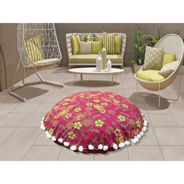 商品名: My Dream Carts 18インチ フロアピローケース "カバーのみ" メディエーションクッションカバー プーフカバー ホームデコレーション ソファ カウチ ベッド 椅子 リビングルーム スロー 枕カバー ラウンドクッション...