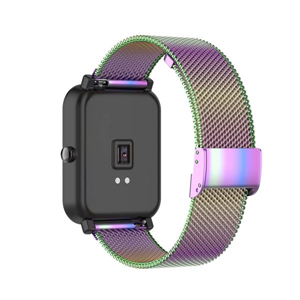 商品名:  ECSEM Wristband Compatible for CanMixs P22/Popglory P22/AGPTEK LW31 Smart Watch Bands Stainless Steel Mesh Bracele...