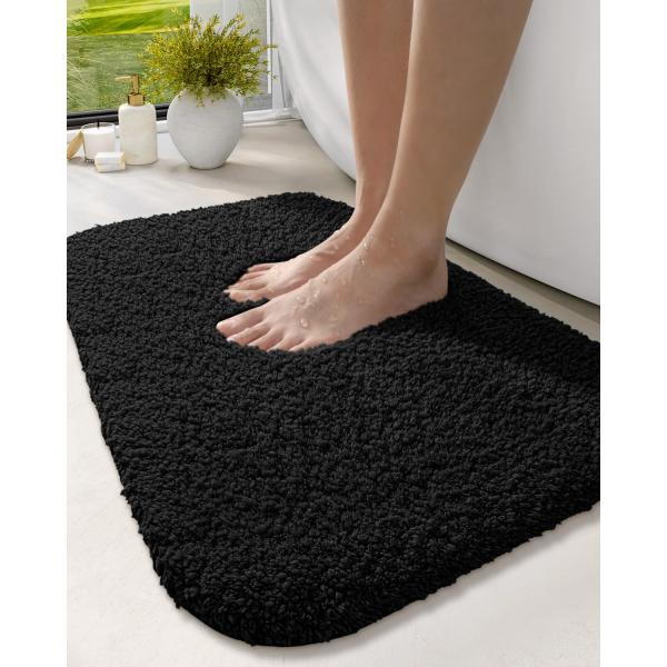 商品名:  DEXI Bathroom Rug Mat 24x16, Extra Soft and Absorbent Bath Rugs, Washable Non-Slip Thick Carpet Mat for Shower Flo...