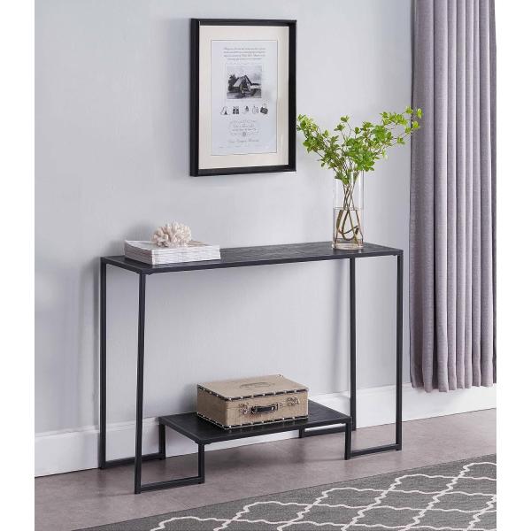 商品名: KB Designs モダンコンソール ソファテーブル リビングルーム 廊下 玄関 ブラック KB Designs - Modern Console Sofa Table for Living Room, Hallway, Ent...