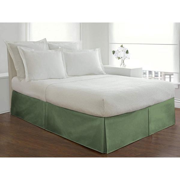 商品名:  International Sheets Bed Skirt Olympic Queen Size 100% Egyptian Cotton, 1000 Thread Counts Premium Tailored Fit 1 ...