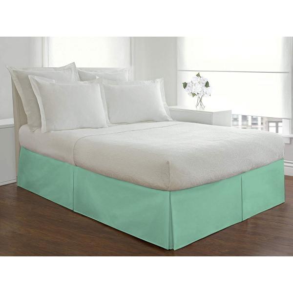 商品名:  International Sheets Bed Skirt Olympic Queen Size 100% Egyptian Cotton, 1000 Thread Counts Premium Tailored Fit 1 ...
