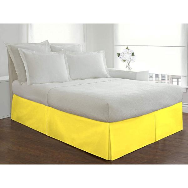 商品名:  International Sheets Bed Skirt Queen Size 100% Egyptian Cotton, 1000 Thread Counts Premium Tailored Fit 1 PC Bedsk...
