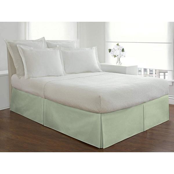 商品名:  International Sheets Bed Skirt Queen Size 100% Egyptian Cotton, 1000 Thread Counts Premium Tailored Fit 1 PC Bedsk...