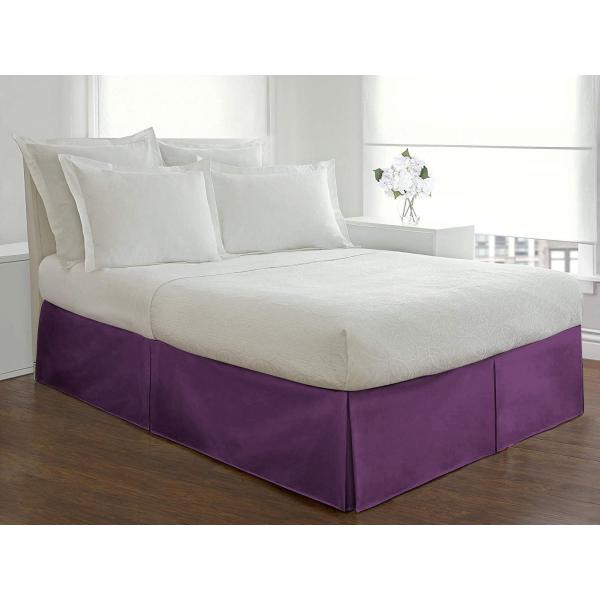 商品名:  International Sheets Bed Skirt Queen Size 100% Egyptian Cotton, 1000 Thread Counts Premium Tailored Fit 1 PC Bedsk...