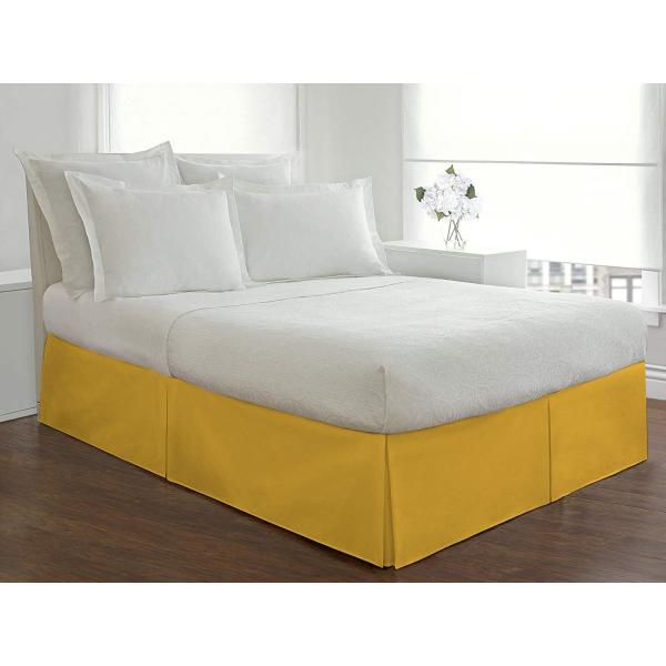 商品名:  International Sheets Bed Skirt Queen Size 100% Egyptian Cotton, 1000 Thread Counts Premium Tailored Fit 1 PC Bedsk...