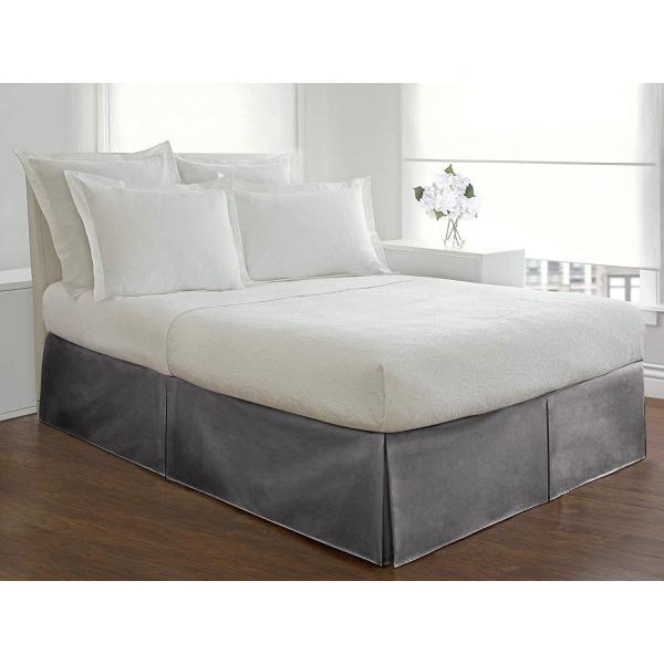 商品名:  International Sheets Bed Skirt Queen Size 100% Egyptian Cotton, 1000 Thread Counts Premium Tailored Fit 1 PC Bedsk...