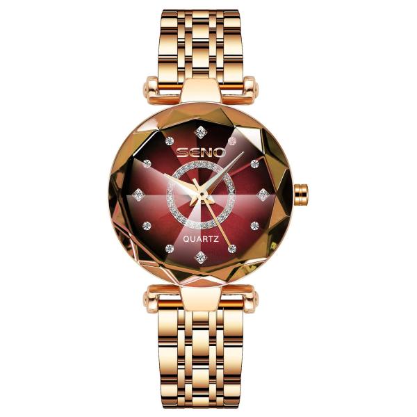 商品名:  Gosasa Luxury Star Watches for Women Ladies Temperament Quartz 3Bar Waterproof Charming Wristwatch Shining Band Wa...