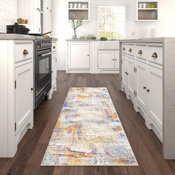 商品名:  Runner Rug 2x8 - Modern Runners for Hallway, Kitchen, Entryway, Bathroom, Laundry Room Carpet - Alfombras para Sal...
