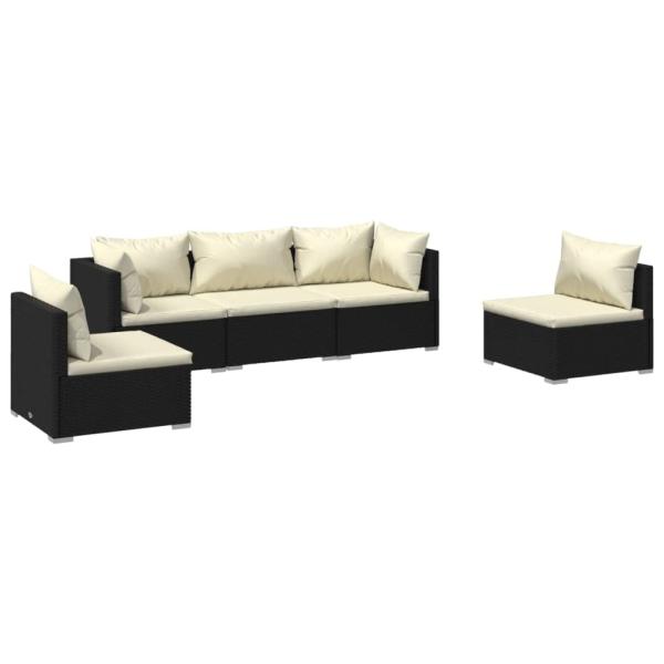 商品名:  vidaXL Patio Lounge Set 5 Piece, Patio Furniture Set for Outdoor Garden, Sectional Sofa with Cushions, Corner Sofa...
