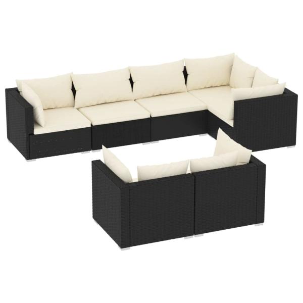 商品名:  vidaXL Patio Lounge Set 7 Piece, Patio Furniture Set for Outdoor Garden, Sectional Sofa with Cushions, Corner Sofa...