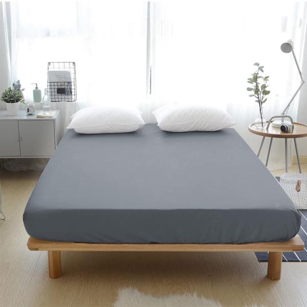 商品名: アースシート 銀糸付き 接地ボックスシーツ (クイーン) Grounding Sheets Queen Size,10% Silver Grounding Bed Sheets Grounding Fitted Sheets fo...