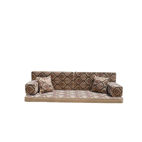 商品名:  arabicsofa Traditional Gray Majlis Floor Seating Set ? Turkish Floor Cushionブランド: arabicsofa商品サイズ: 190 Cm L X 70 C...