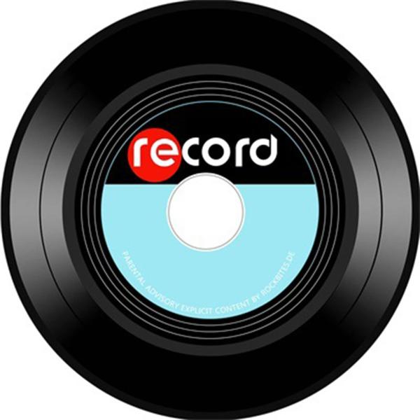 商品名:  Wemune Fashion Vinyl Record Pattern Floor Mat, Music Record Black Round Area Rug, for Bedroom Living Room Study Pl...