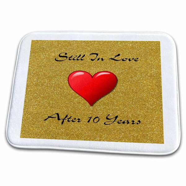 商品名:  3dRose Image of Still in Love After 10 Years On Gold... - Bathroom Bath Rug Mats (rug-281595-1)ブランド: 3dRose商品番号: 素...